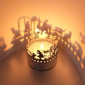 Cats Shadow Play Candle Attachment - Silhouette Motifs, Mesmerizing ...
