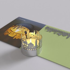 Augsburg Skyline Shadow Play - Stunning Candle Attachment for Beautiful ...