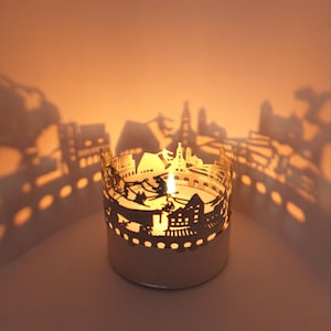 Liechtenstein Skyline Shadow Play - Beautiful Souvenir Gift for Fans ...