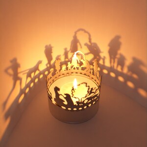 Dogs Shadow Play Candle Attachment: Create Enchanting Dog-themed Shadow ...
