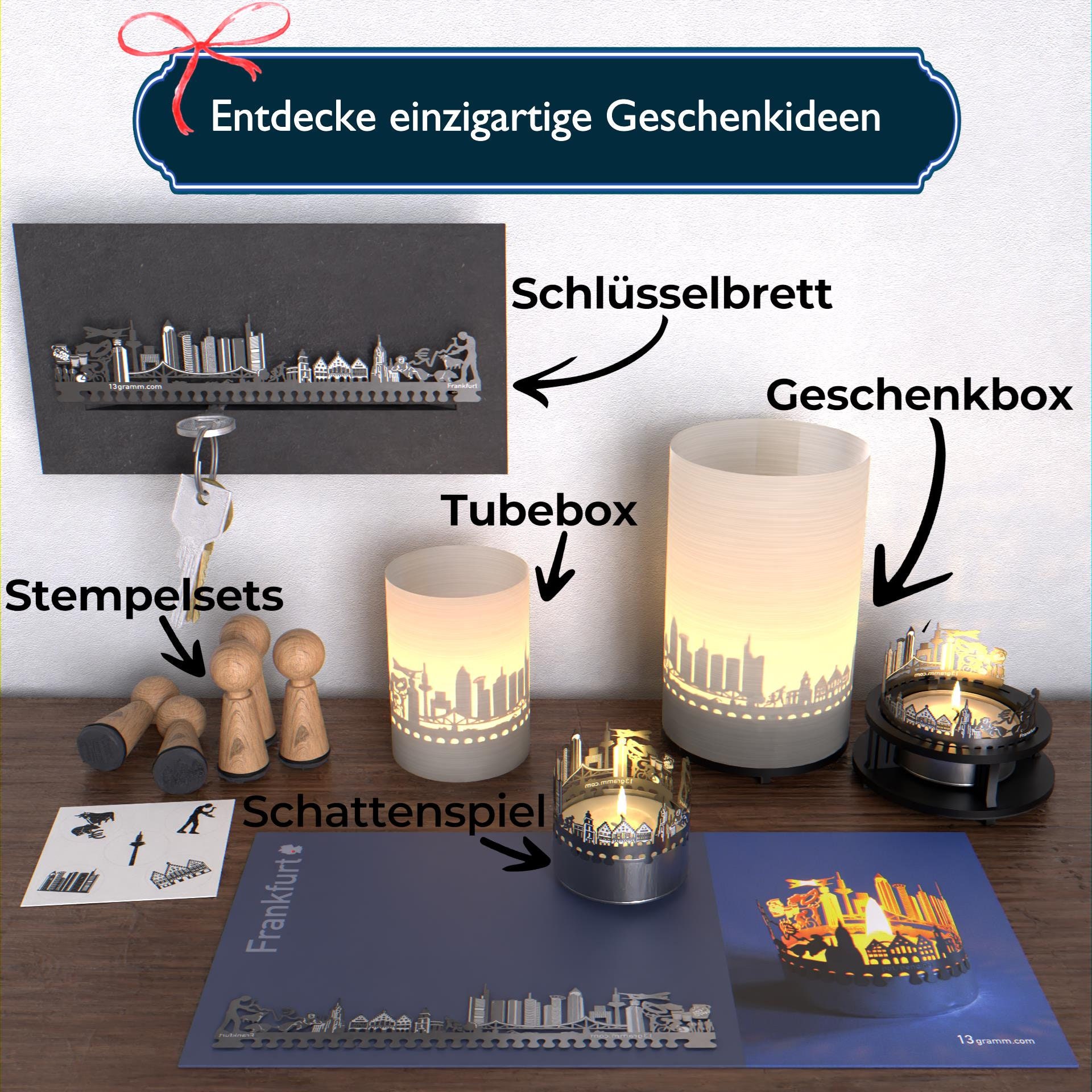 Frankfurt Skyline Souvenir Gift Tube – Iconic Landmarks & City Motifs ...
