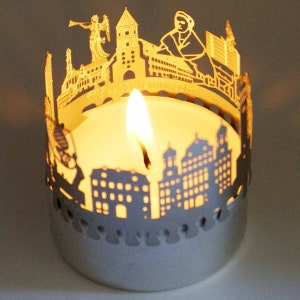 Augsburg Skyline Shadow Play - Stunning Candle Attachment for Beautiful ...