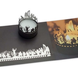 Orchestra Shadow Play: Silhouette Candle Attachment, Music Motifs ...