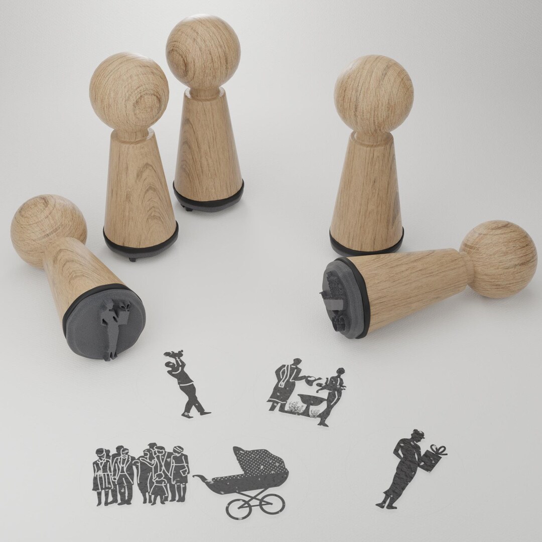 Baptism Stamp Set - Beautiful & Magical Motifs for Scrapbooking ...