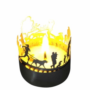 Dogs Shadow Play Candle Attachment: Create Enchanting Dog-themed Shadow ...