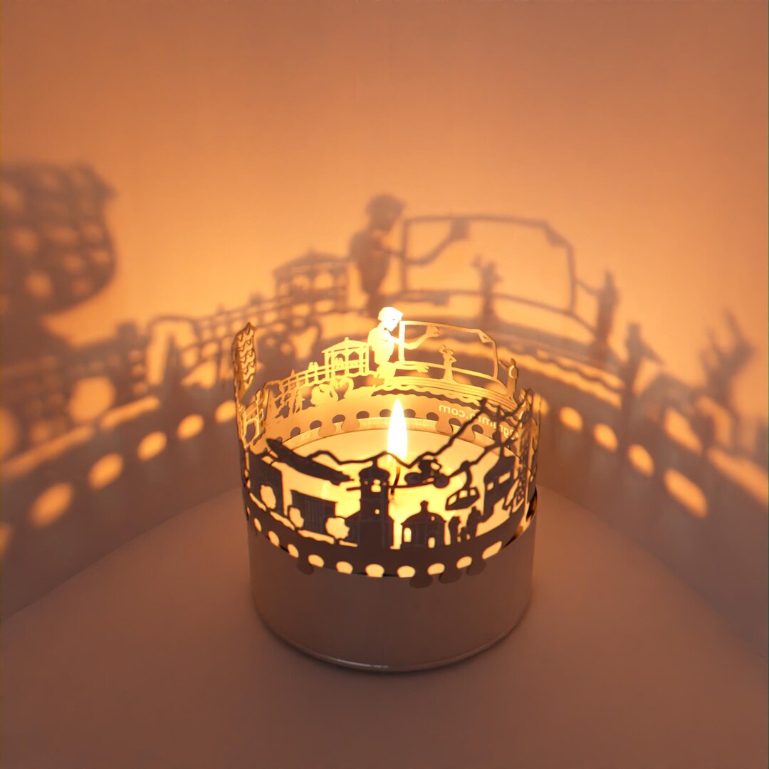 Bregenz Skyline Shadow Play Candle Attachment - Create Stunning ...