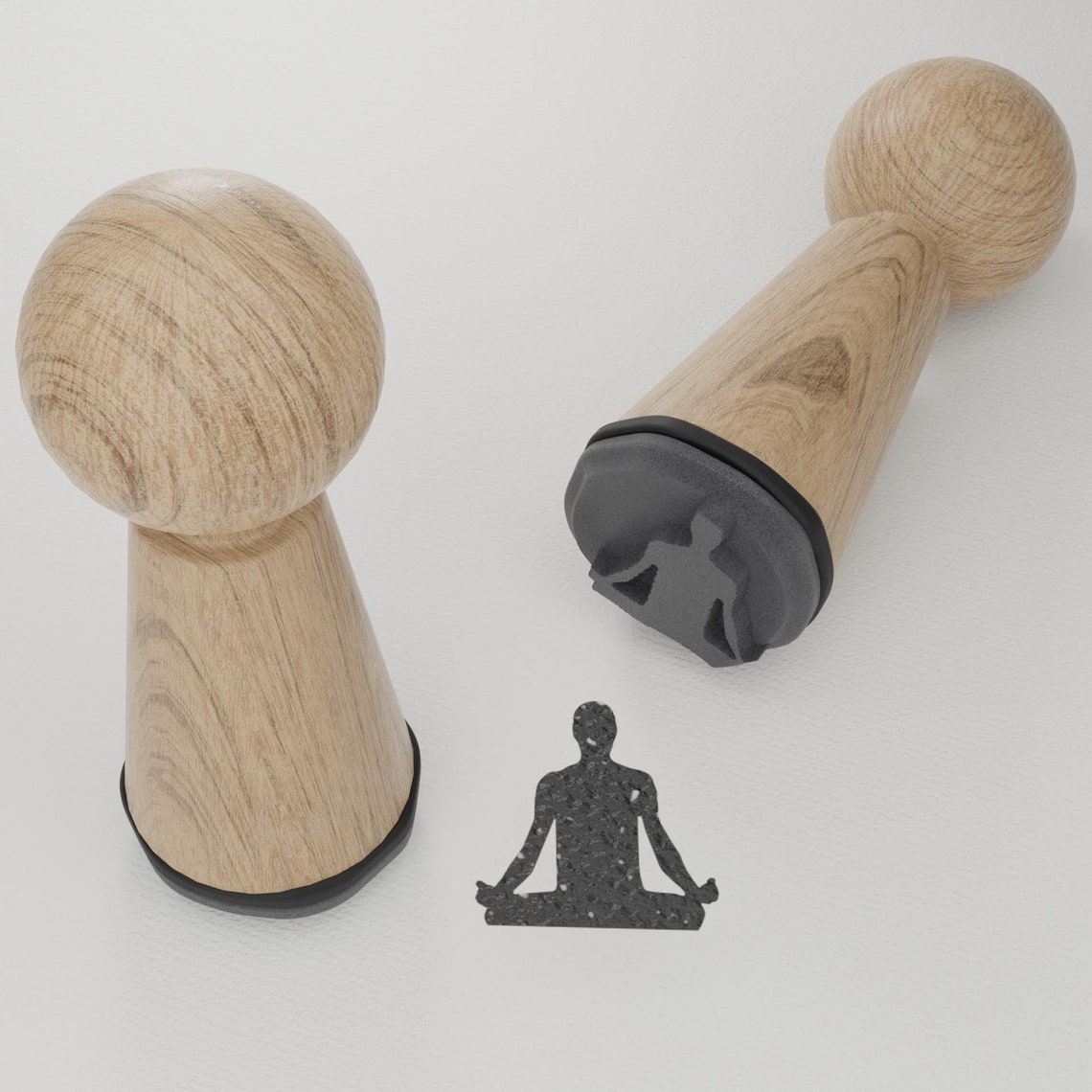 Yoga Stamp Set: Beautifully Detailed Stamps for Mindfulness, Relaxation ...