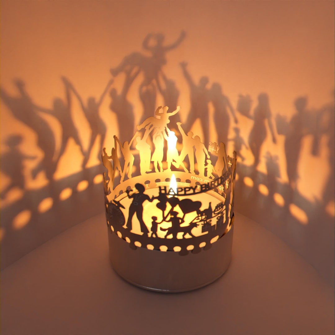 Birthday Shadow Play - Candle Attachment for Stunning Shadow Motifs ...