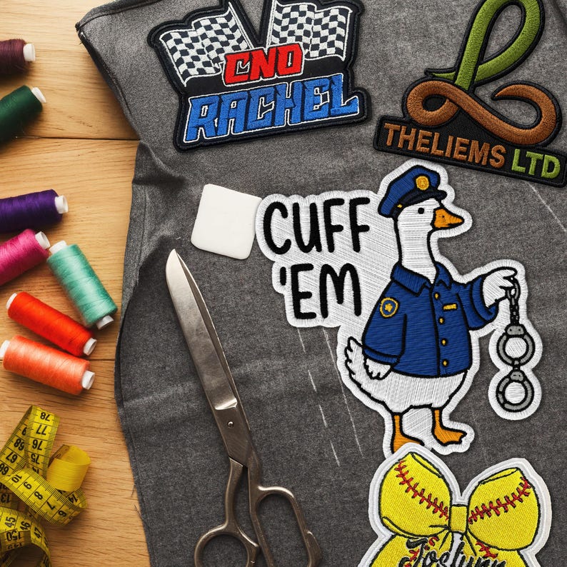 Cuff Em Patch Funny Police Duck Meme Humor Embroidered Patch Iron on ...