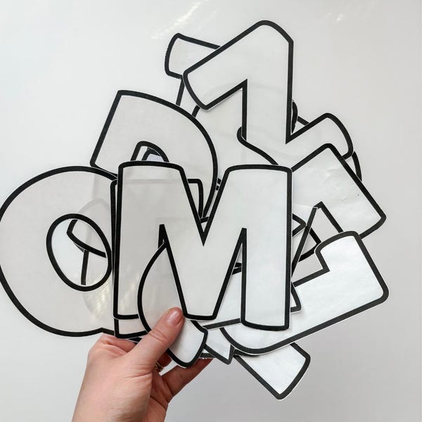 Nursery Puff Letters - Etsy