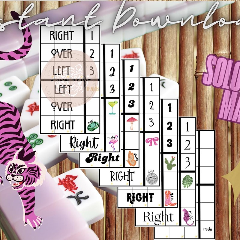Solo Mahjong Board - Etsy