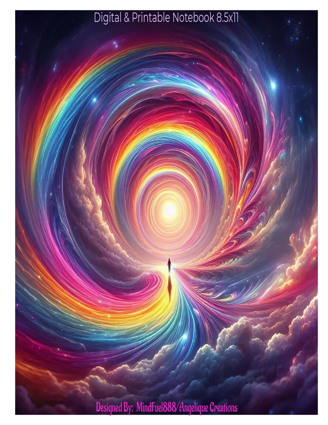 Mystic Vortex Notebook – Digital Printable PDF Download - Etsy