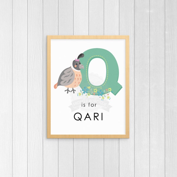 Q is for Quail - Etsy