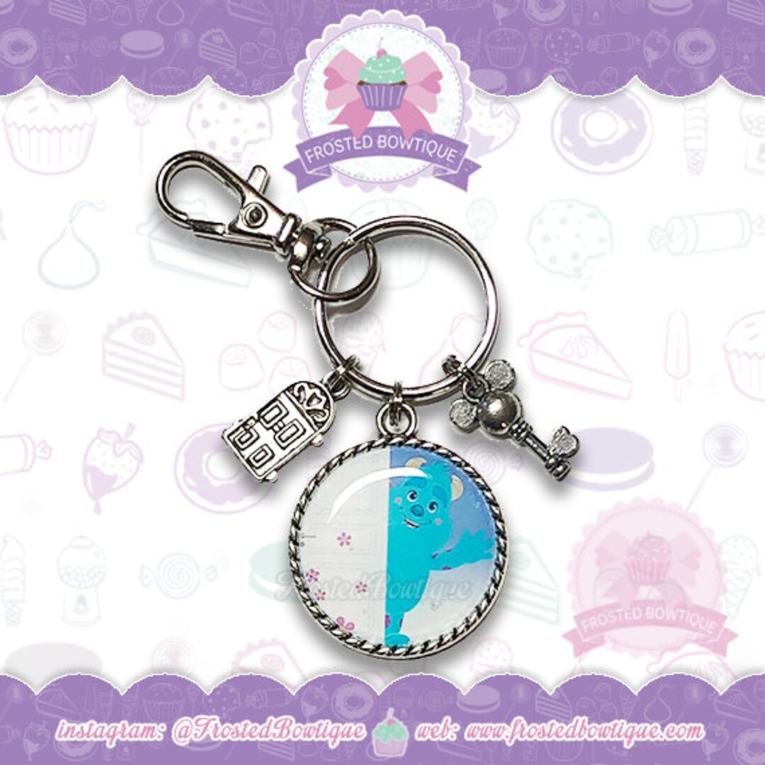 Monsters Inc. : James P. Sullivan Sulley Keychain Purse Charm - Etsy