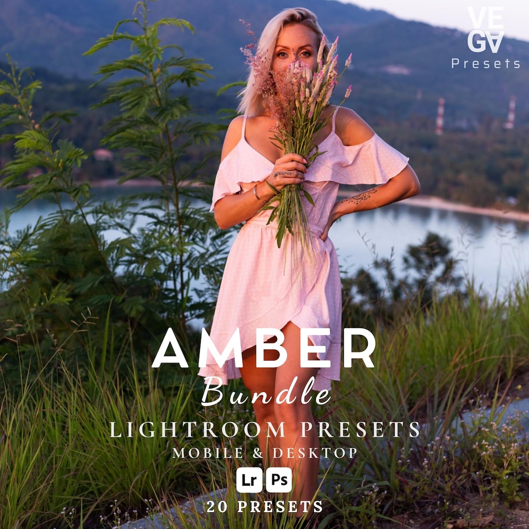 20 Amber Lightroom Presets | Mobile and Desktop Bundle | Warm Brown ...