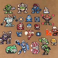 DOOM - SNES 16bit - Pixel Art - Made From Perler Beads - Etsy