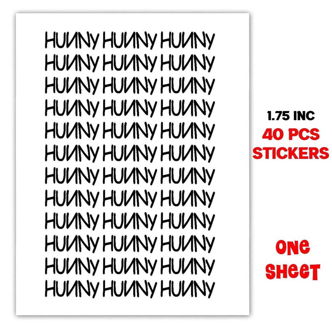 Winnie the Pooh Hunny Stickers - Party Favors, Treat Bags (40 Ct) - Etsy