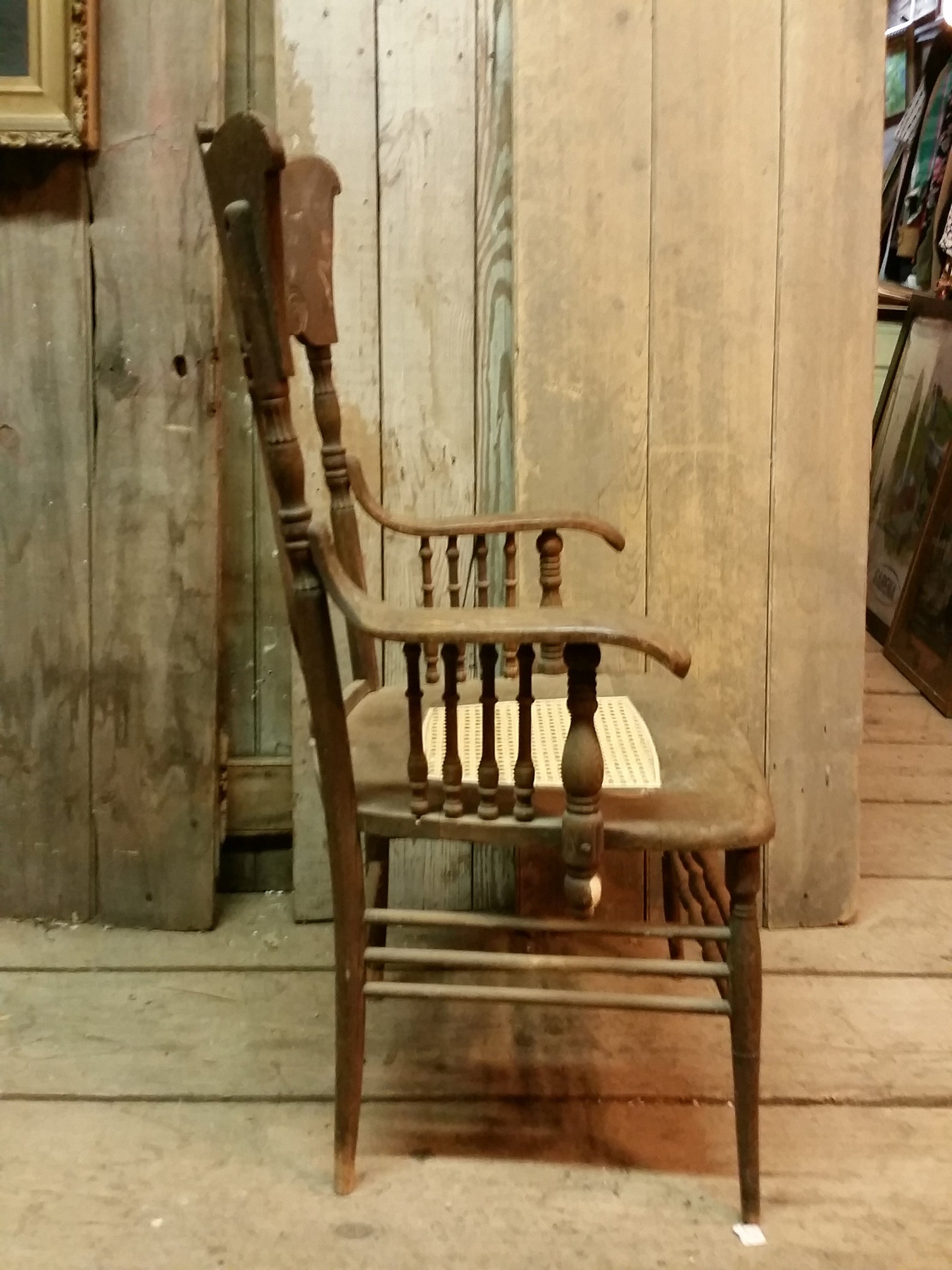 Northwind Victorian Armchair 1900s Press Back Spindles Dining Chair ...