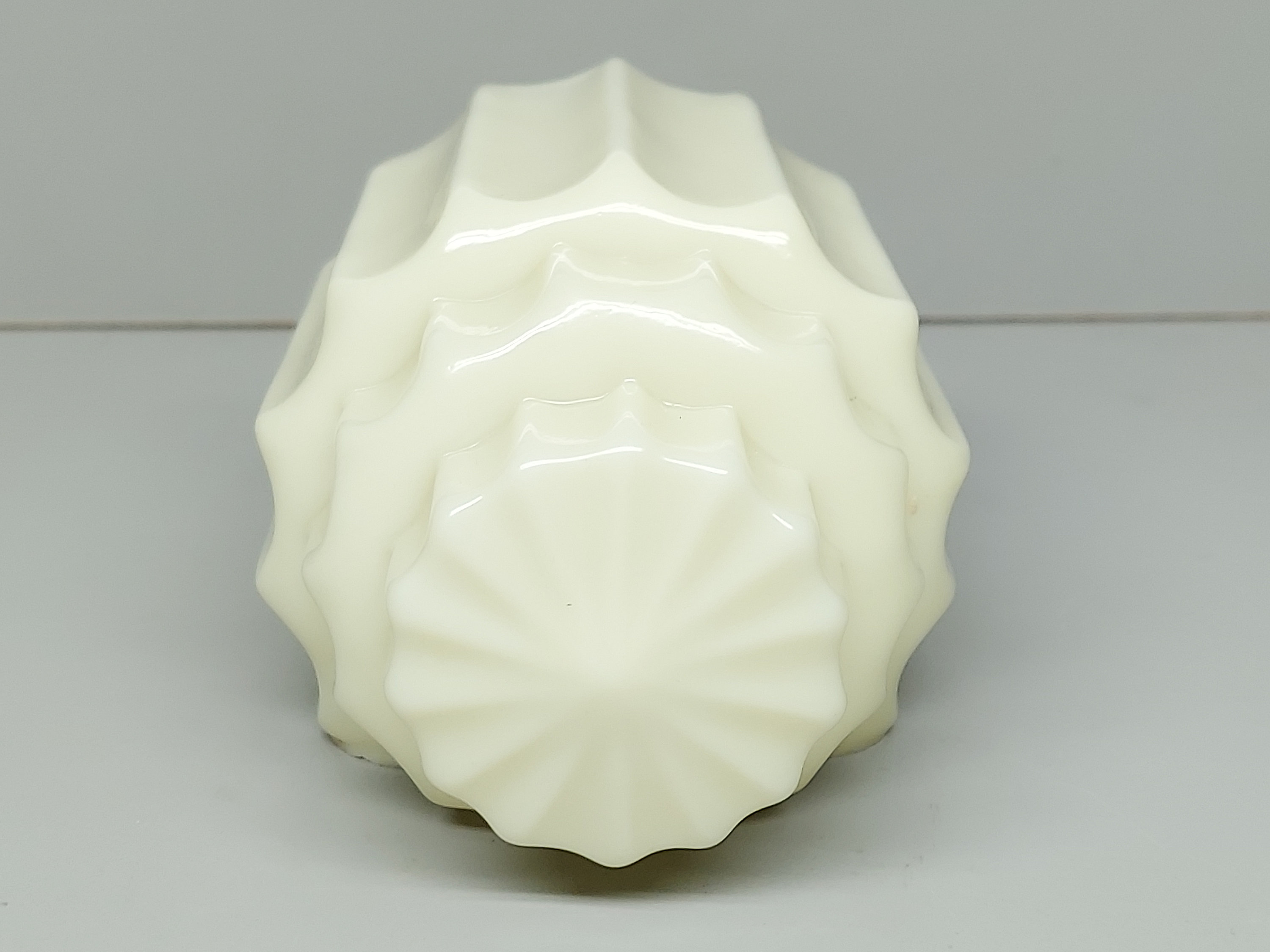 Uranium Custard Glass Art Deco Skyscraper Wall Sconce Globe Efcolite - Etsy