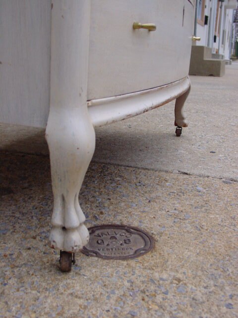 Claw Foot Bow Front Edwardian Mahogany High & Low Dressers - Etsy