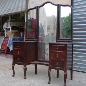Queen Anne Vanity Dressing Table Makeup Vanity 1920s/30s - Etsy