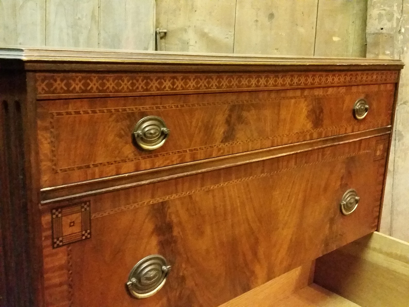 New York Sample Furniture Co INLAID Mahogany Bedroom Set Dresser Chest ...