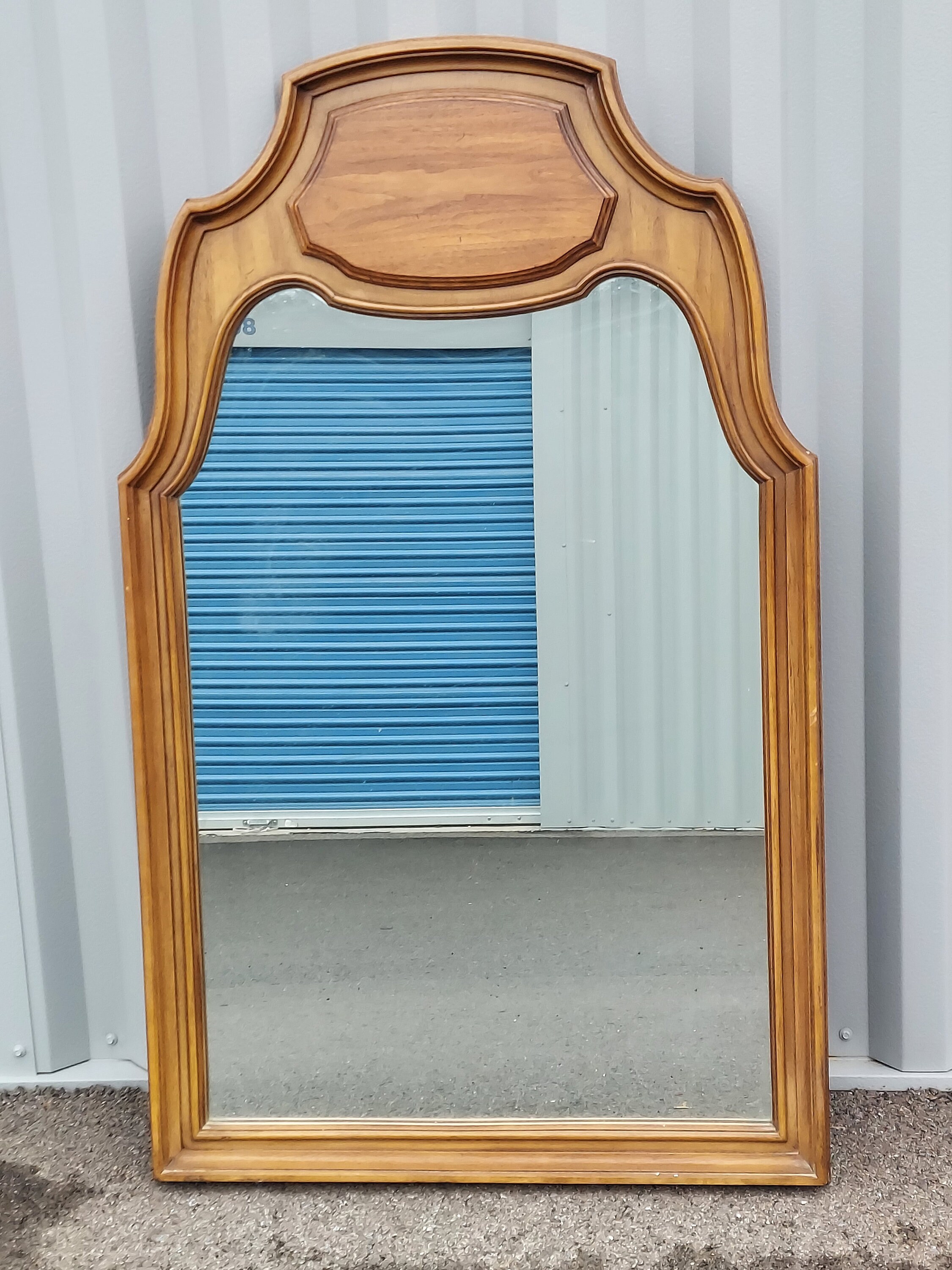 Thomasville Regency Pecan Bedroom Set Long Mirror Stroupe - Etsy