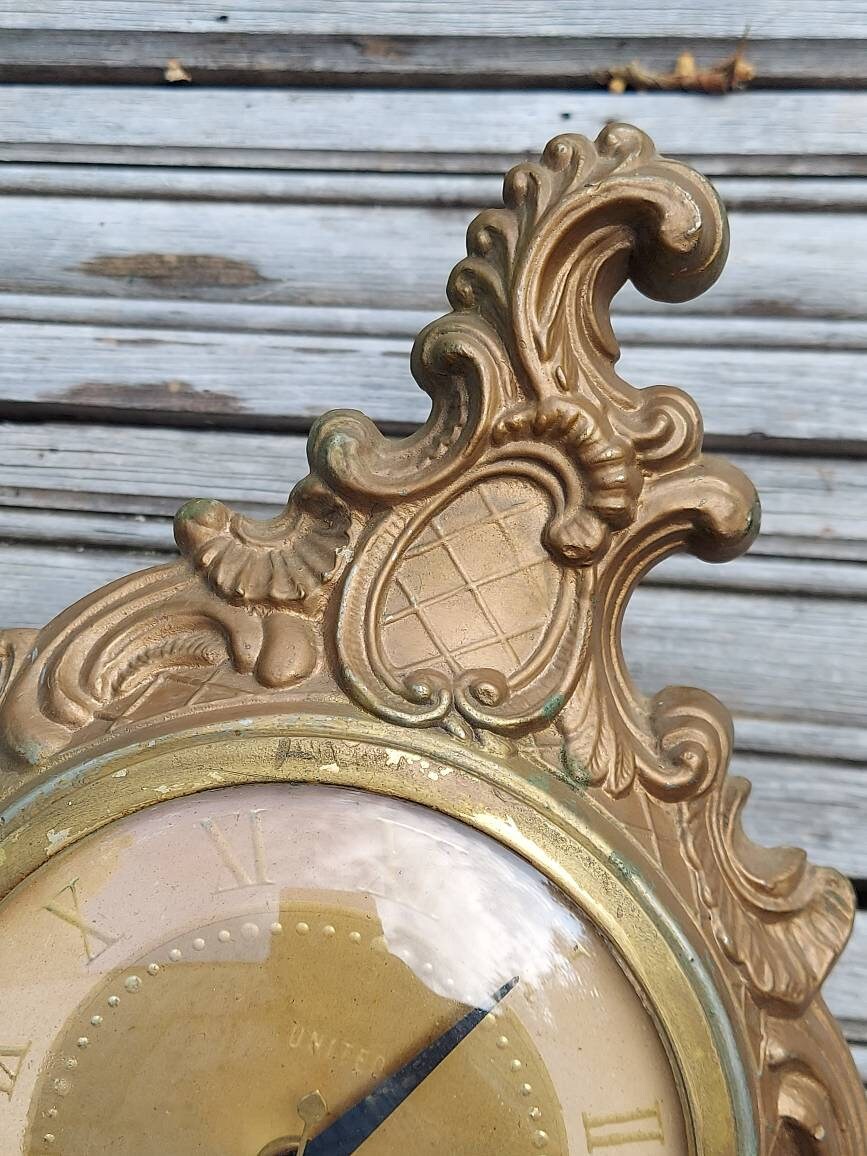 French Style Wall Clock United Mid-century - Etsy