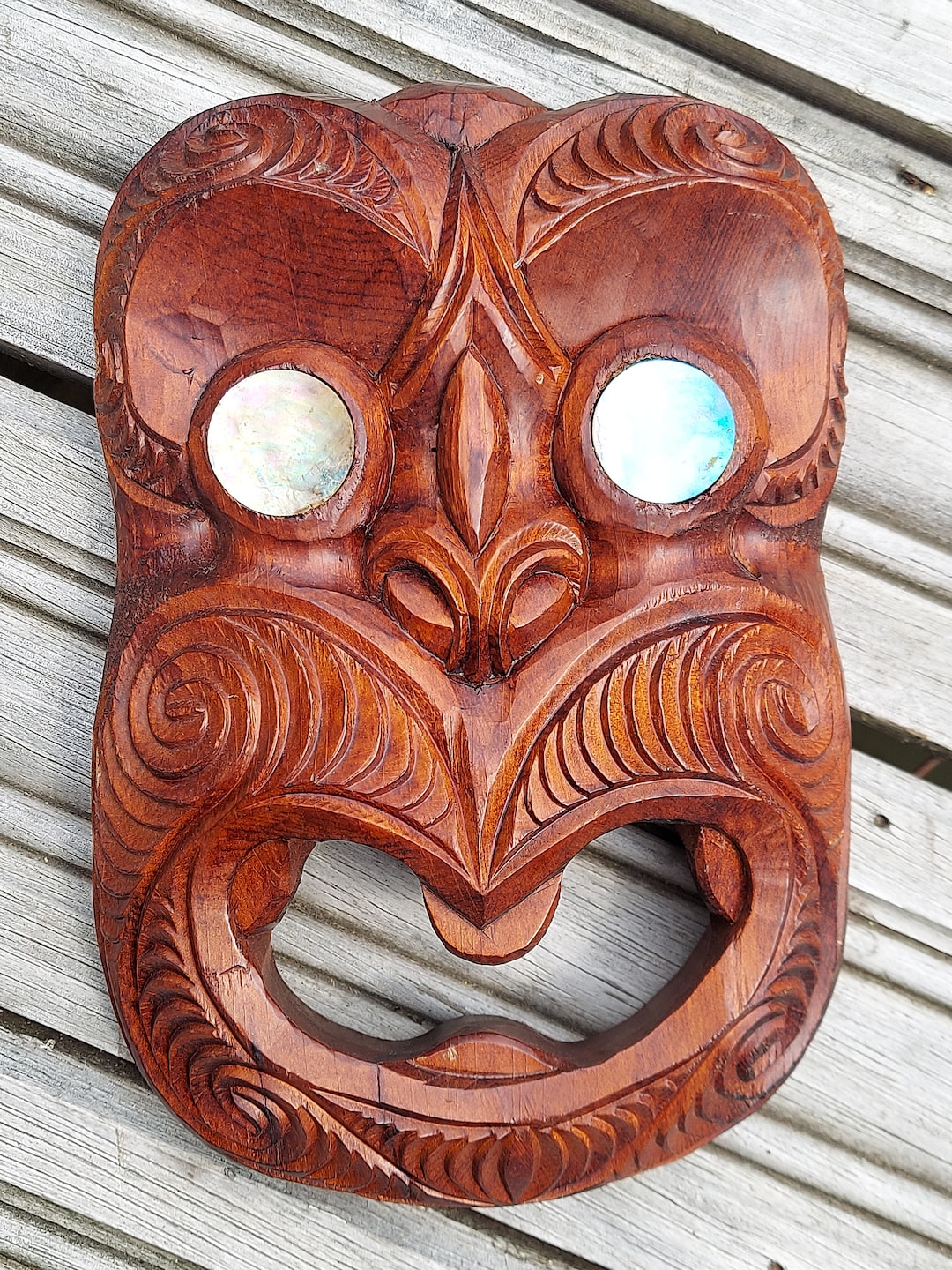 Maori Face Mask Wall Hanging Decor Tribal Art - Etsy
