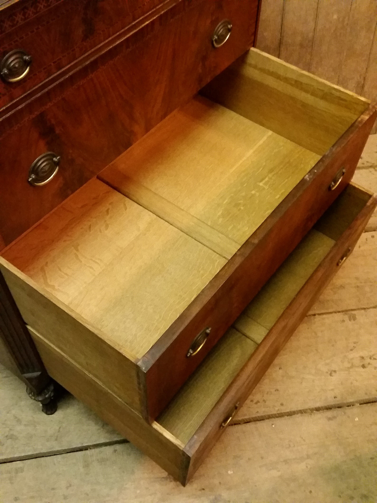 New York Sample Furniture Co INLAID Mahogany Bedroom Set Dresser Chest ...