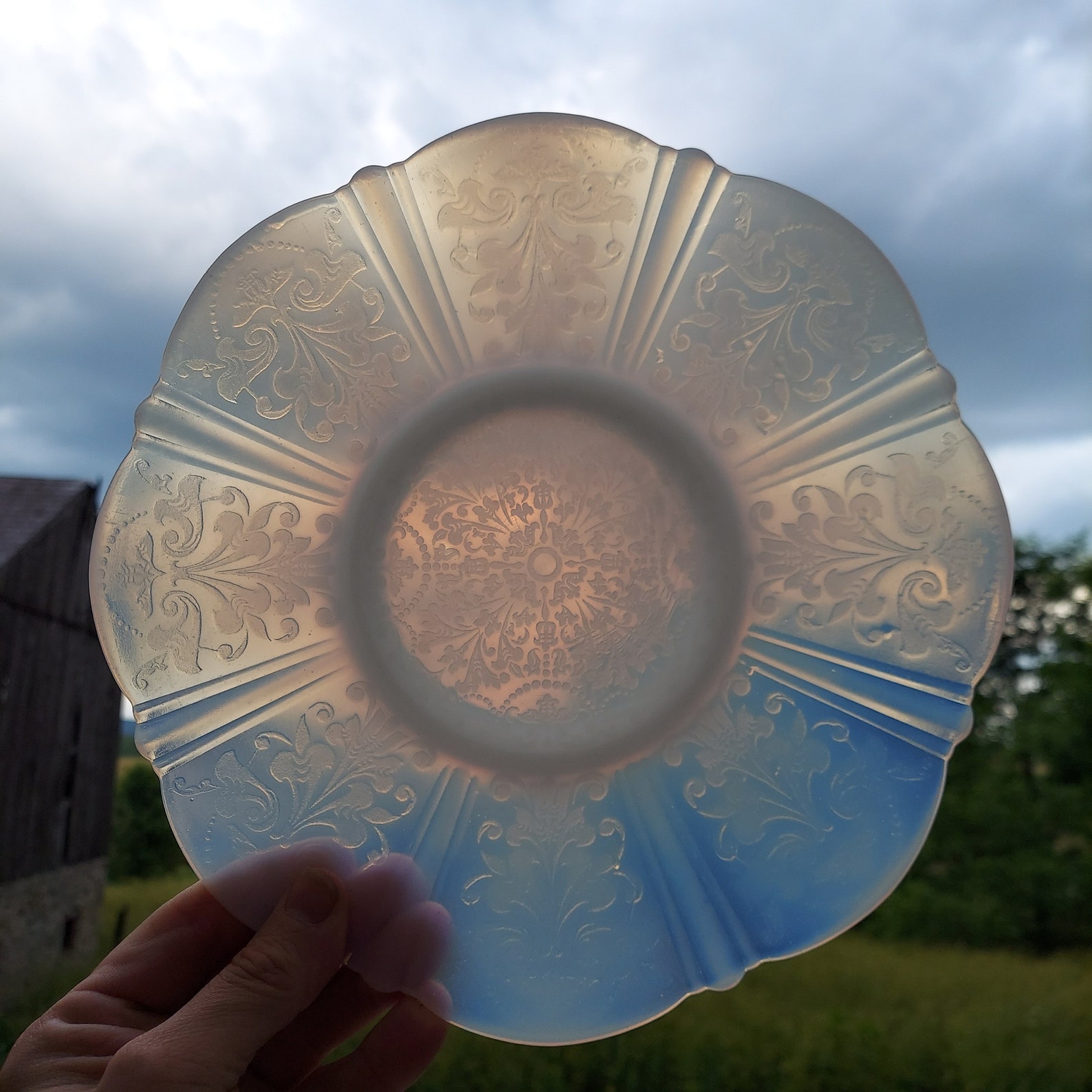 American Sweetheart Pattern Depression Glass Dishes, Macbeth Evans ...