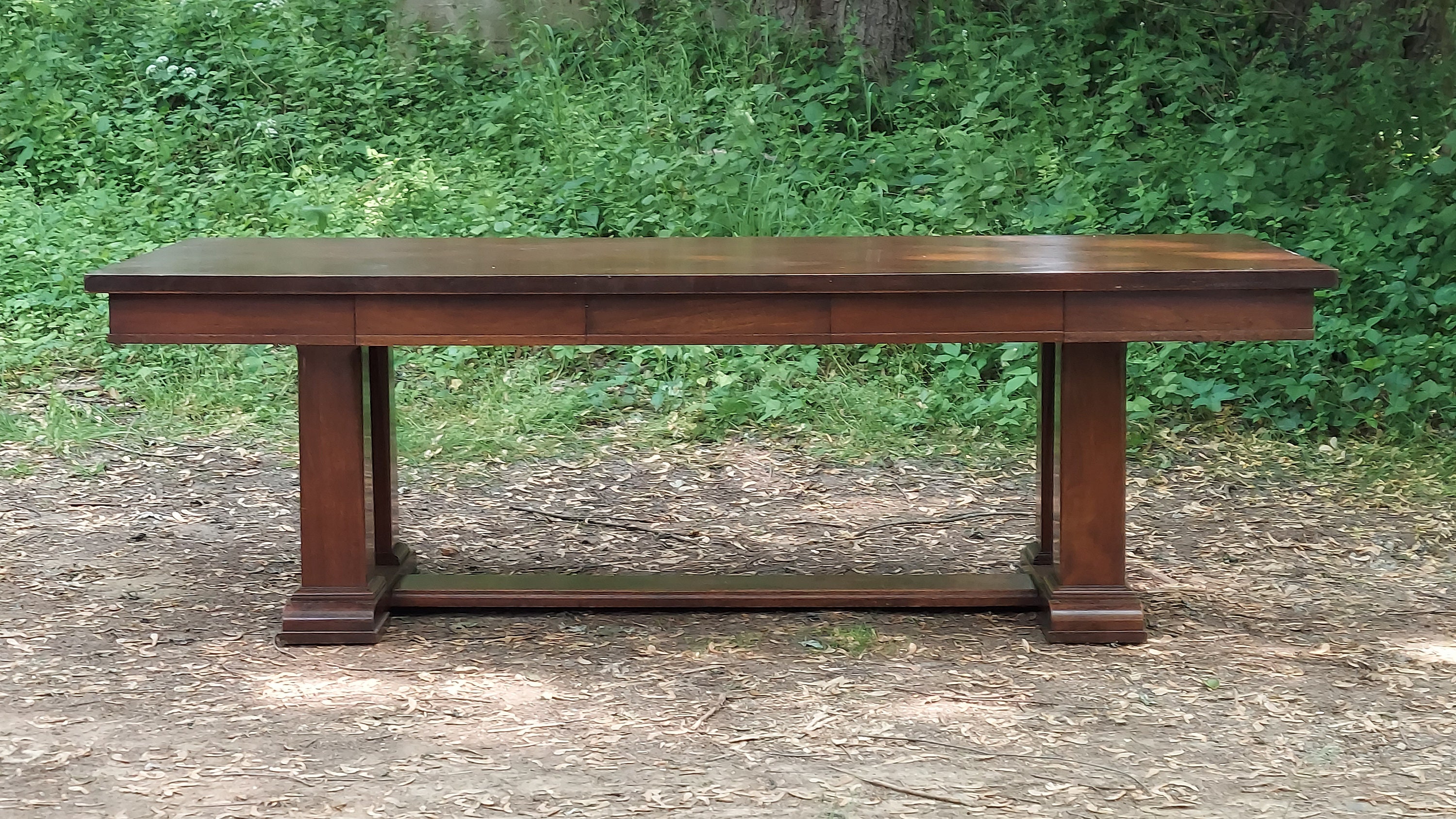 Craftsman Library or Conference Table Dining or Farm Table 8 Ft Pick up ...