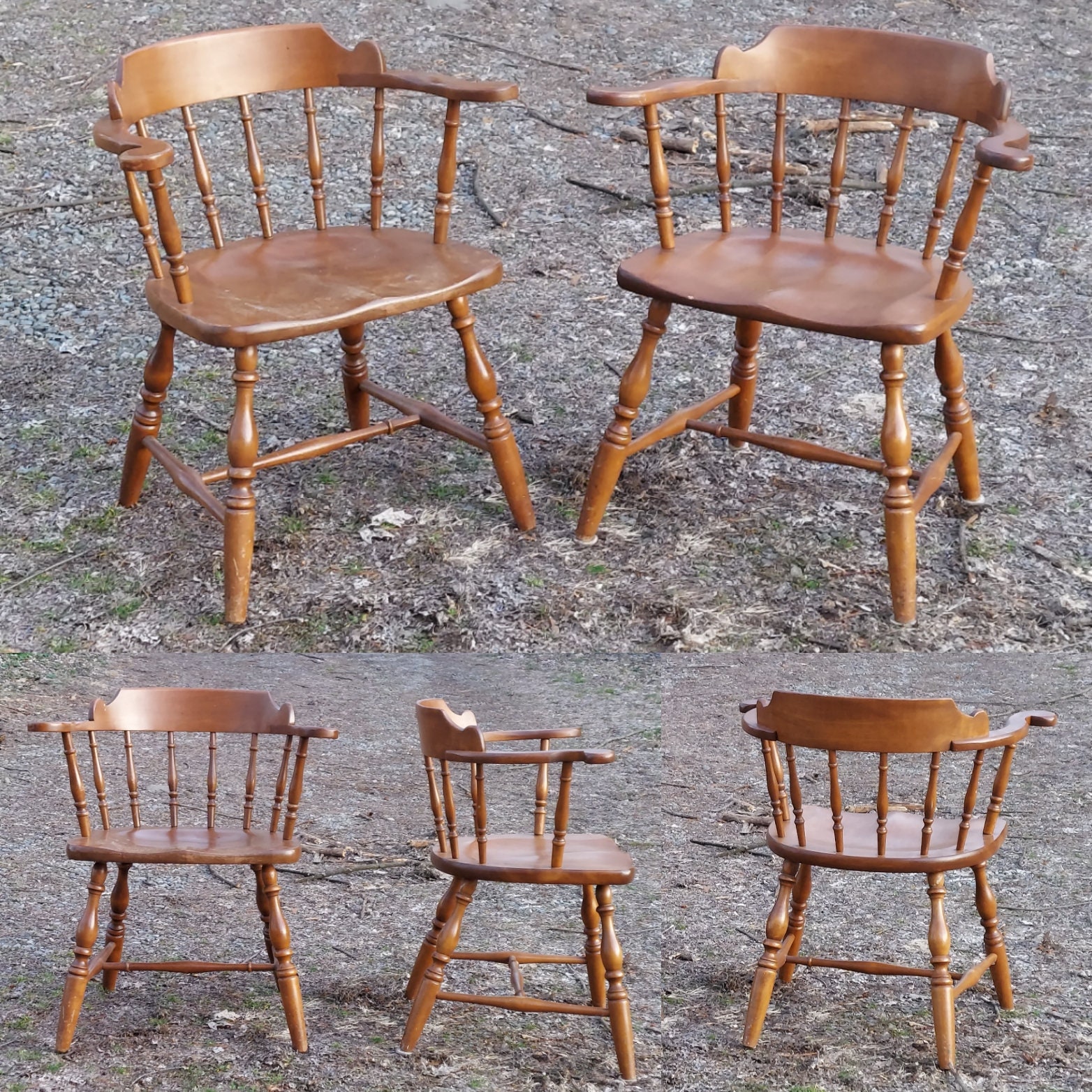 Temple Stuart Rockport Maple Windsor Dining or Kitchen Chairs PICKUP - Etsy