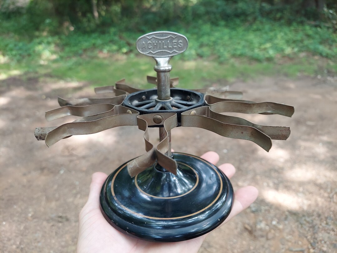 Antique Office Rubber Stamp Holder Achilles Carousel - Etsy