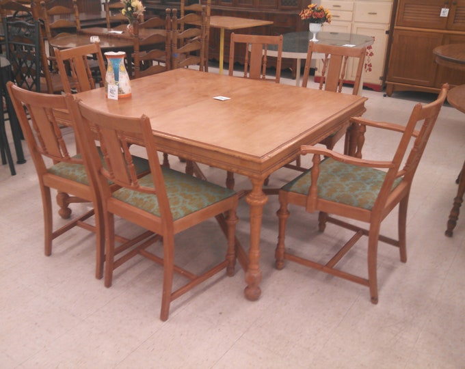 Berkey And Gay Dining Room Set 1930s Table Chairs Pickup Etsy