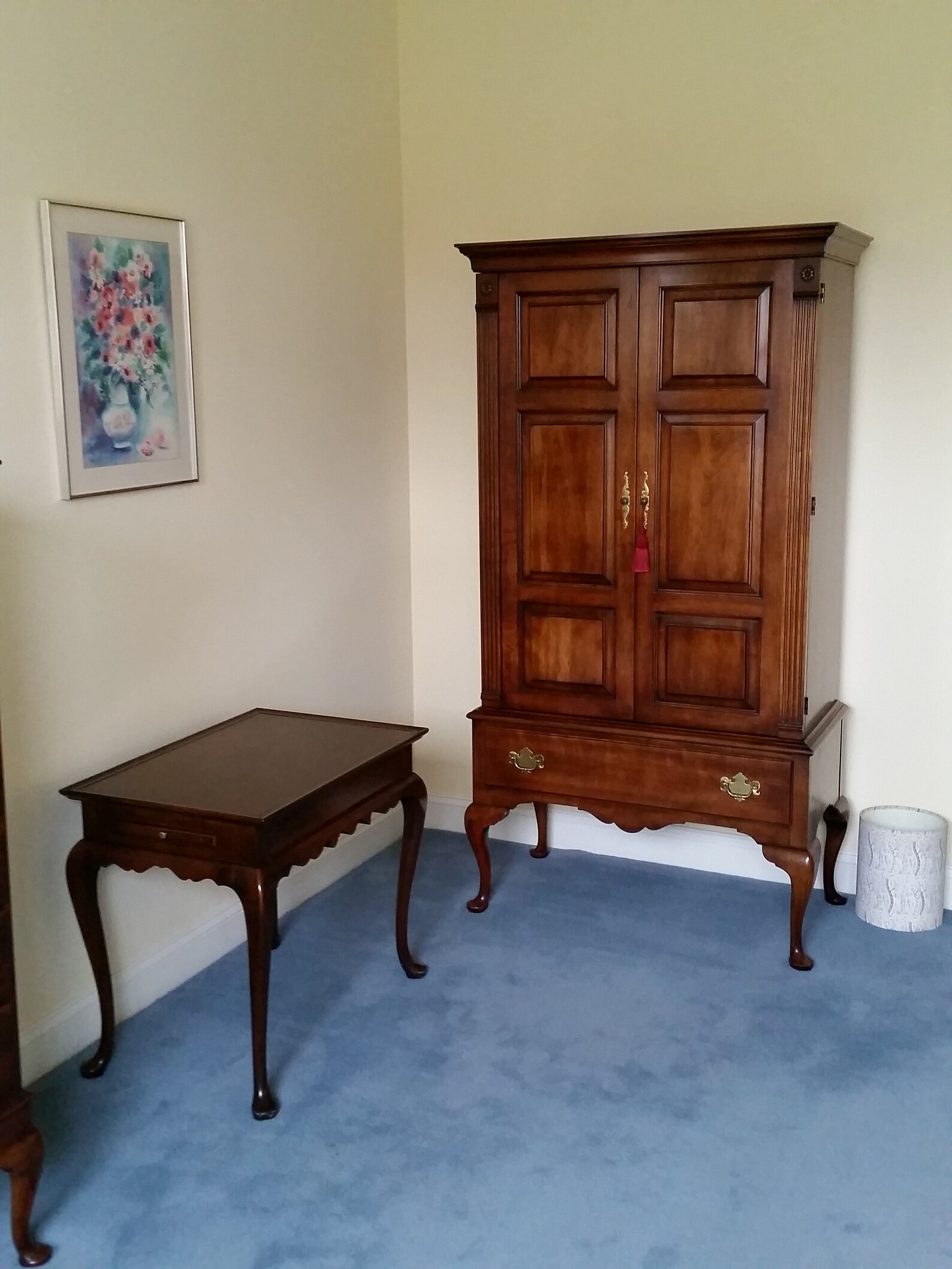 Highboy Tall Chest Linen Closet Queen Anne Cherry Statton - Etsy