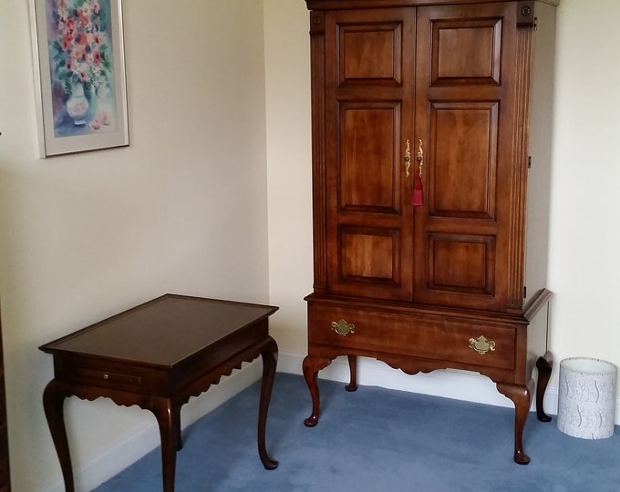 Highboy Tall Chest Linen Closet Queen Anne Cherry Statton Tru-type ...