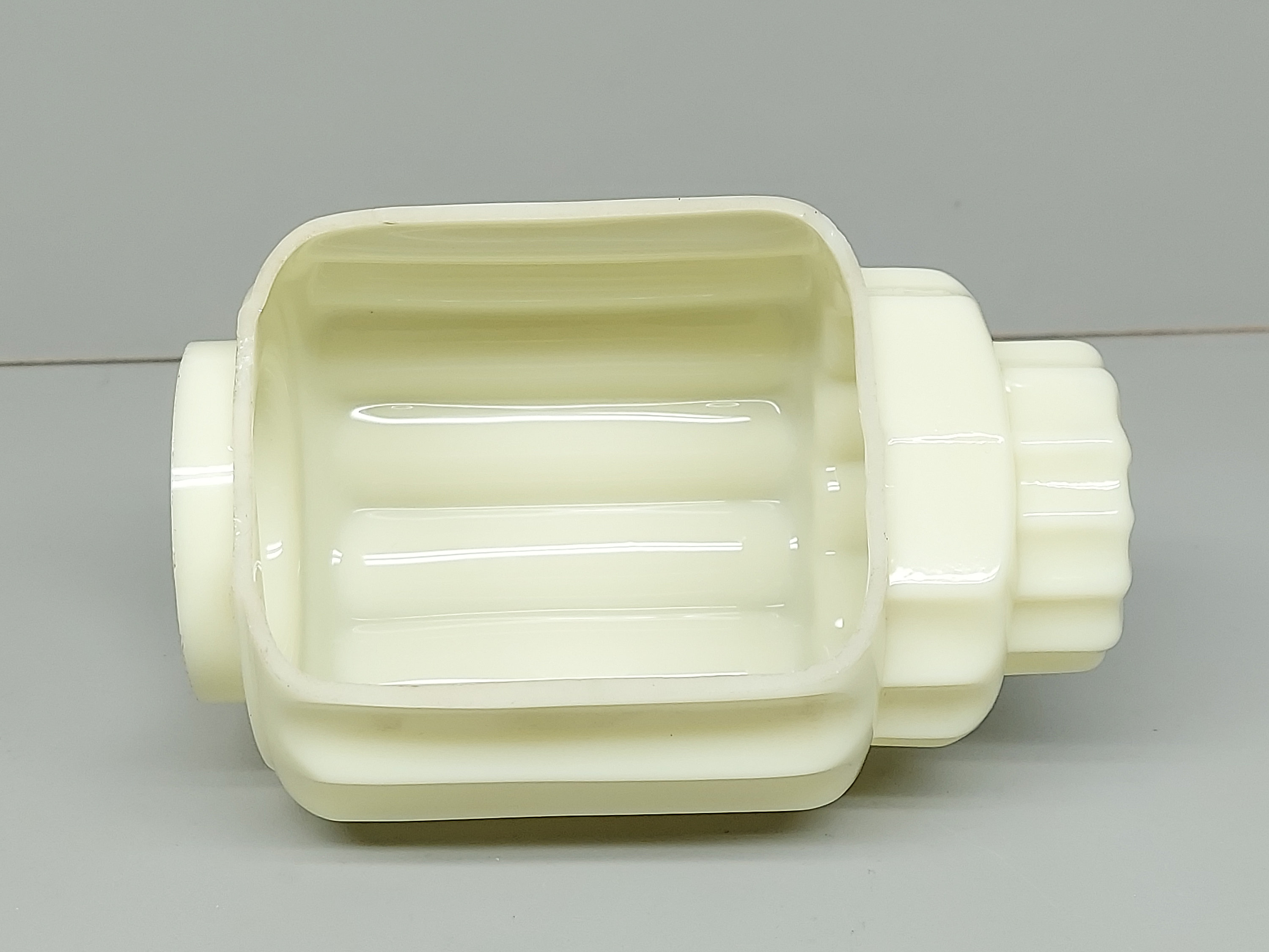 Uranium Custard Glass Art Deco Skyscraper Wall Sconce Globe Efcolite - Etsy