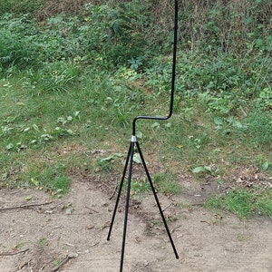 Mcm Tripod Bird Cage Stand 1950s Black - Etsy