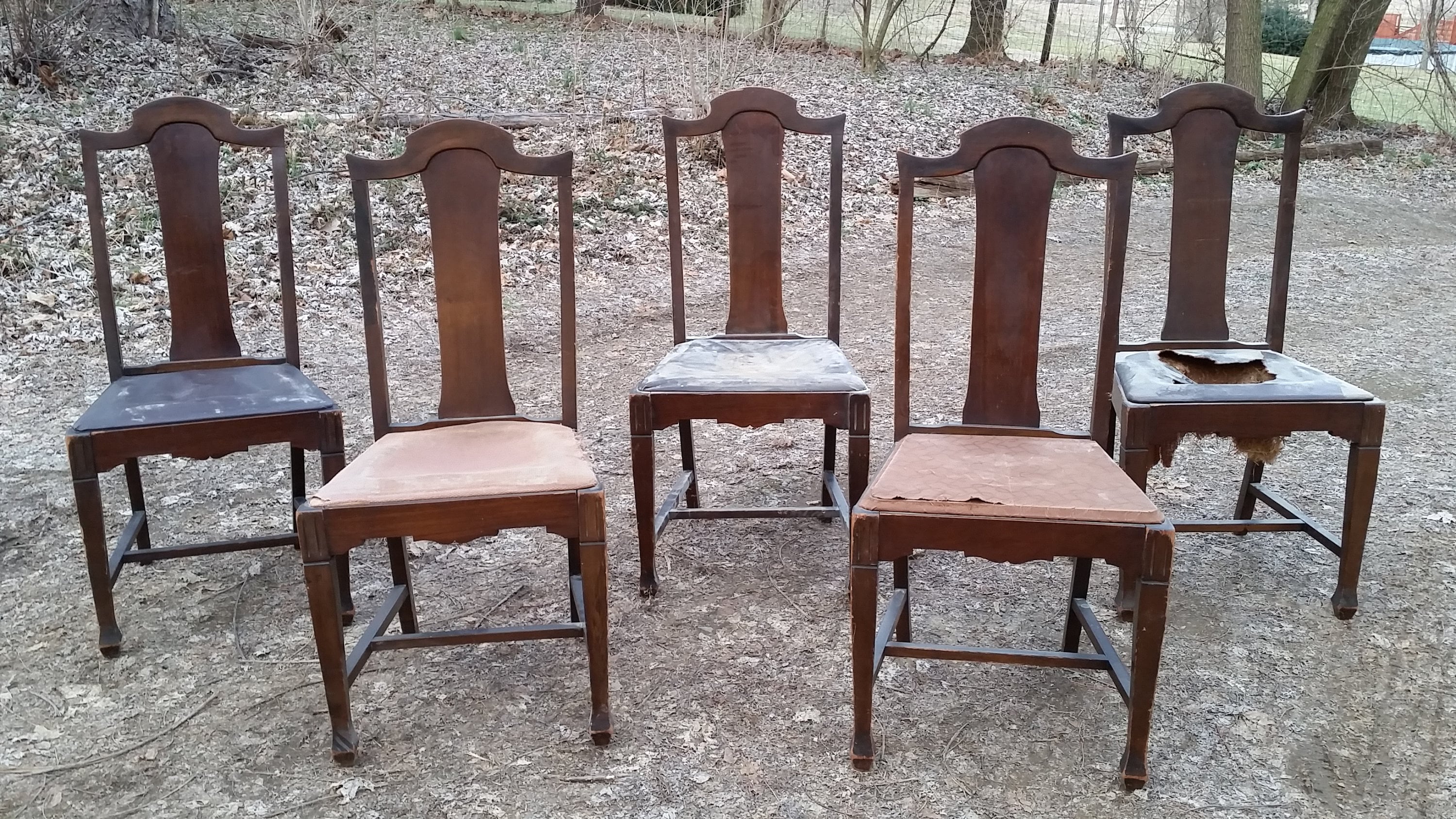 Dining Room 1930s Classical Mirror Back Sideboard Round Table Chairs ...