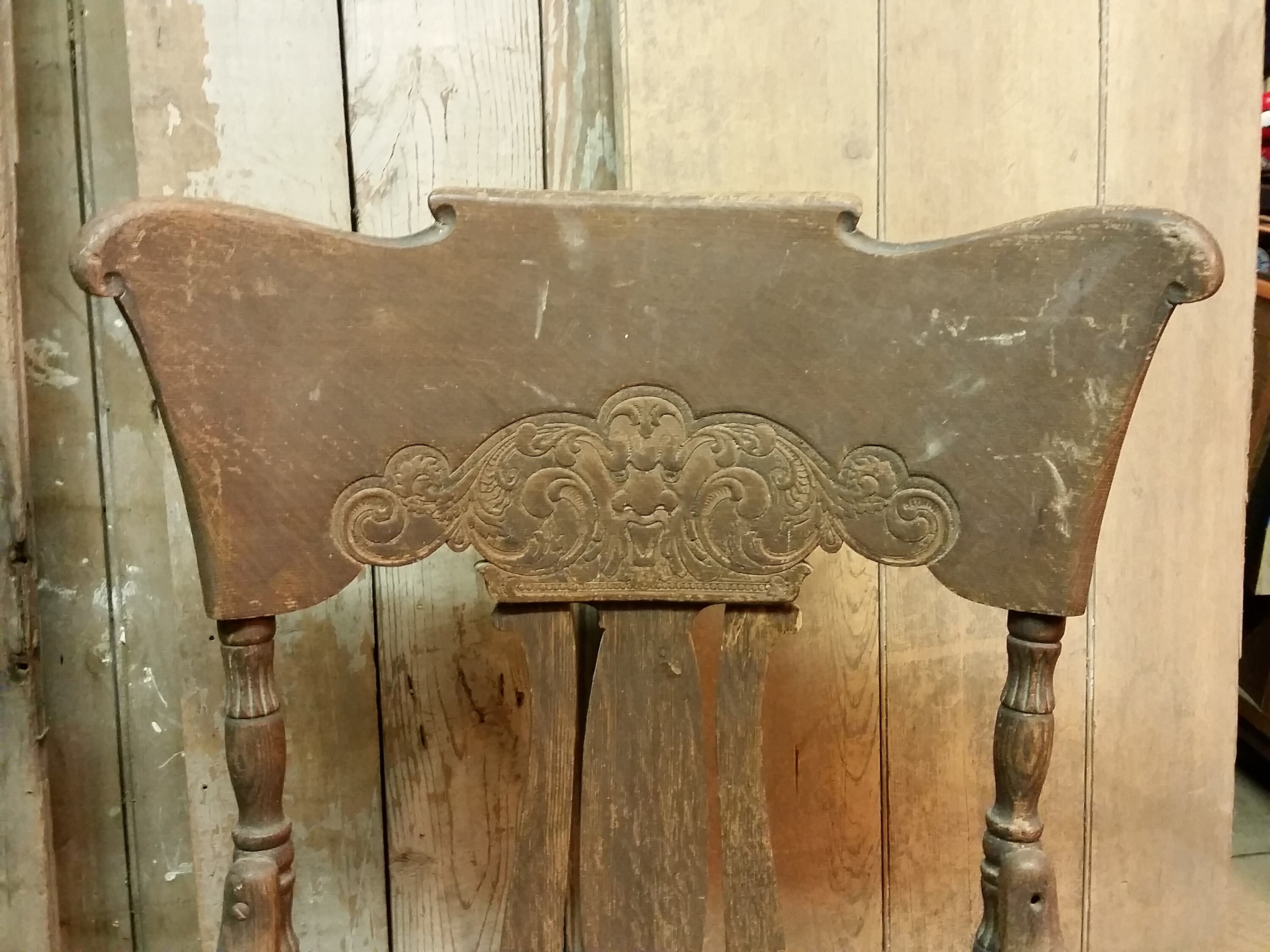 Northwind Victorian Armchair 1900s Press Back Spindles Dining Chair ...