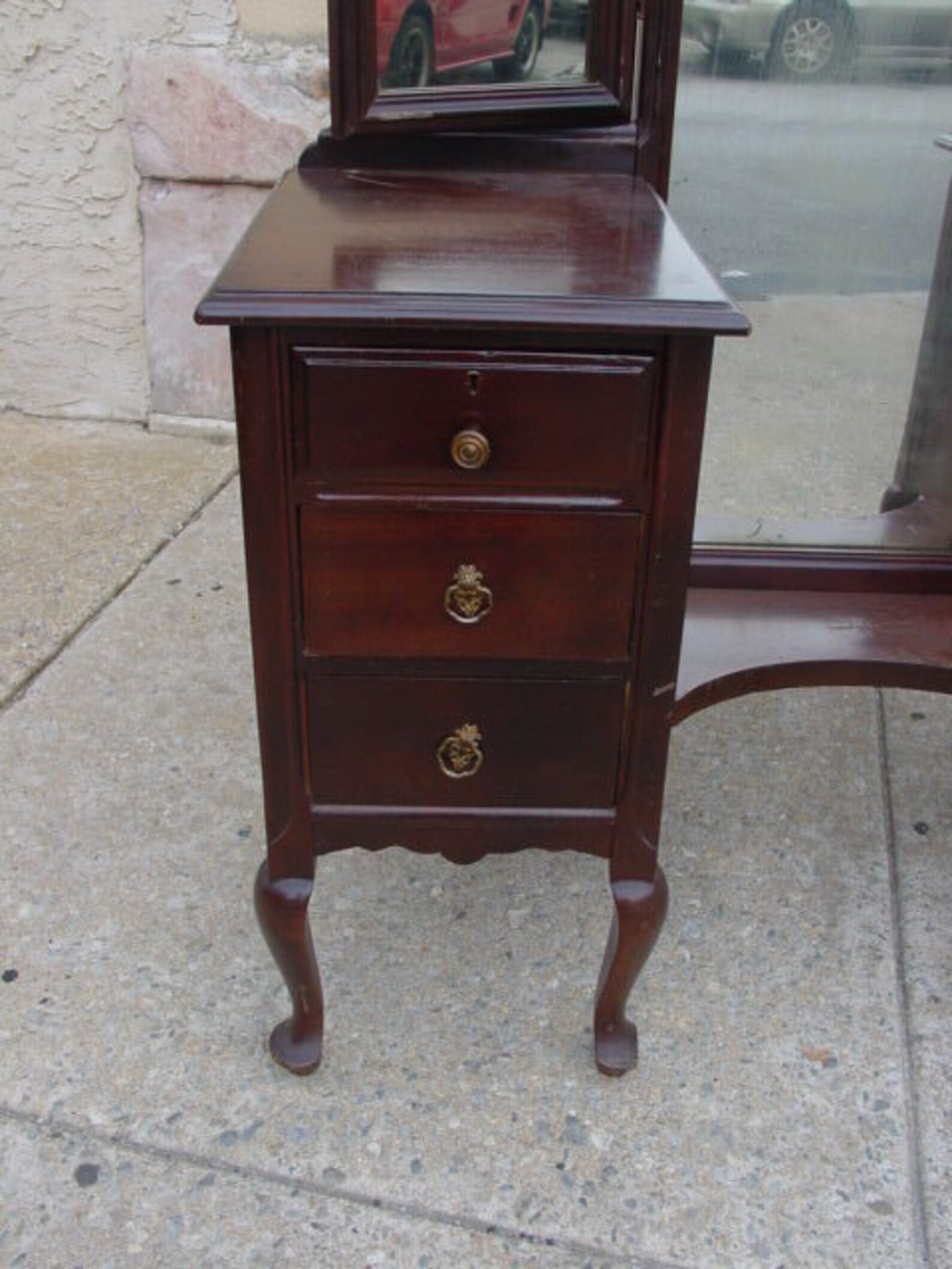 Queen Anne Vanity Dressing Table Makeup Vanity 1920s/30s - Etsy