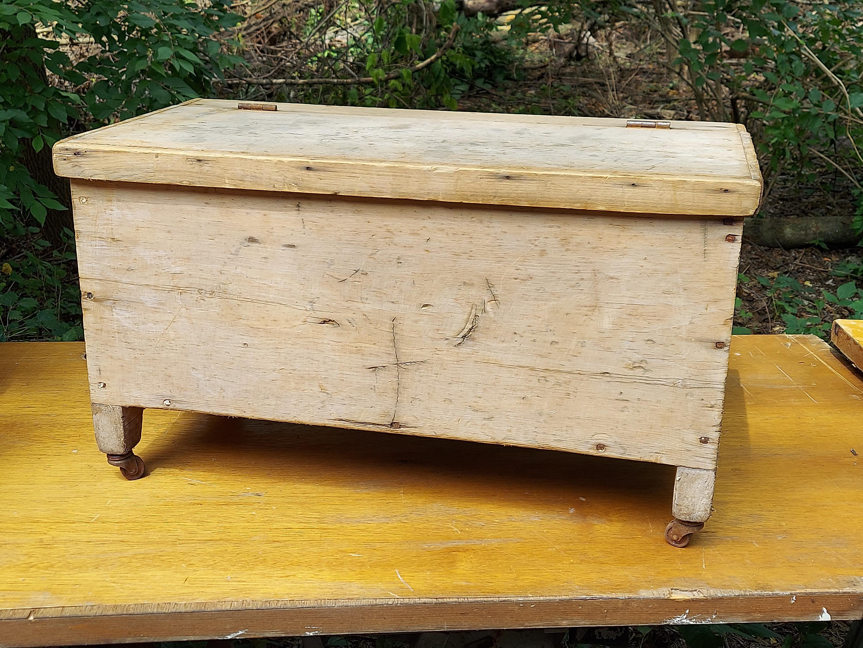 Rustic Farmhouse Wood Trunk Box Storage Old Antique - Etsy