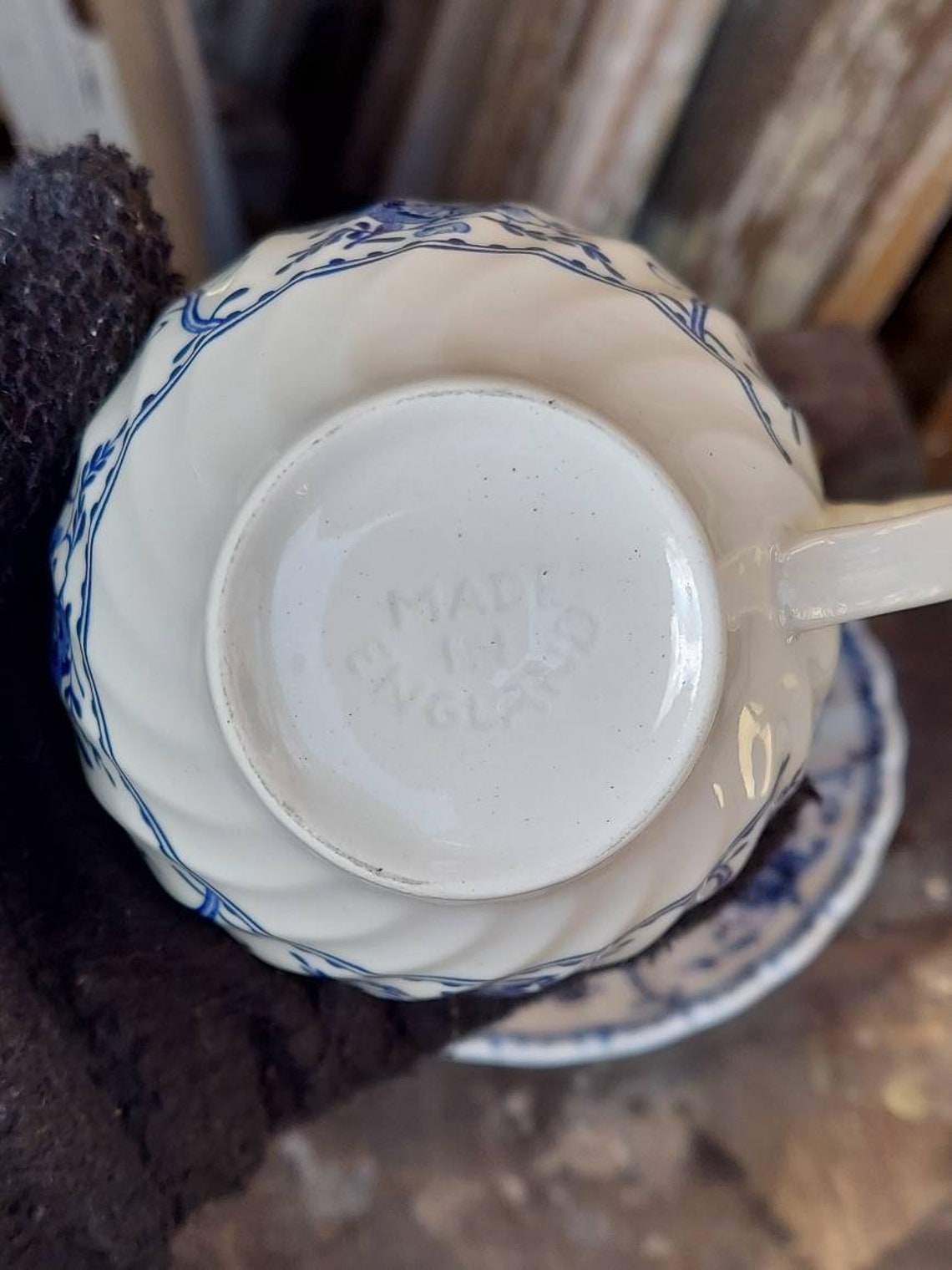 Indies Pattern Johnson Brothers Tea Cups and Saucers - Etsy