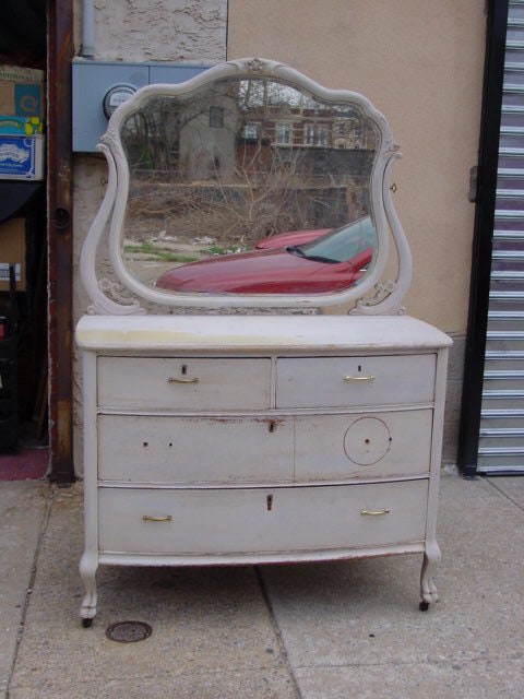 Claw Foot Bow Front Edwardian Mahogany High & Low Dressers - Etsy