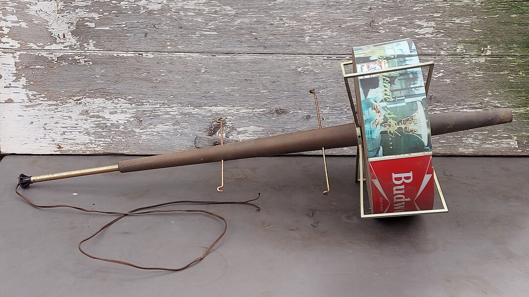 MCM Atomic UFO Bar Light Budweiser Beer Advertising Pole Lamp for Parts ...