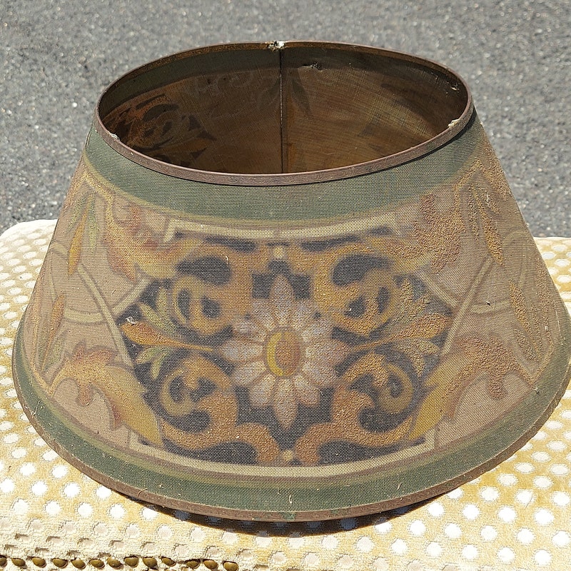 Antique Lamp Shade - Etsy