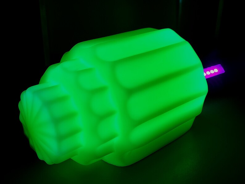 Uranium Custard Glass Art Deco Skyscraper Wall Sconce Globe Efcolite - Etsy