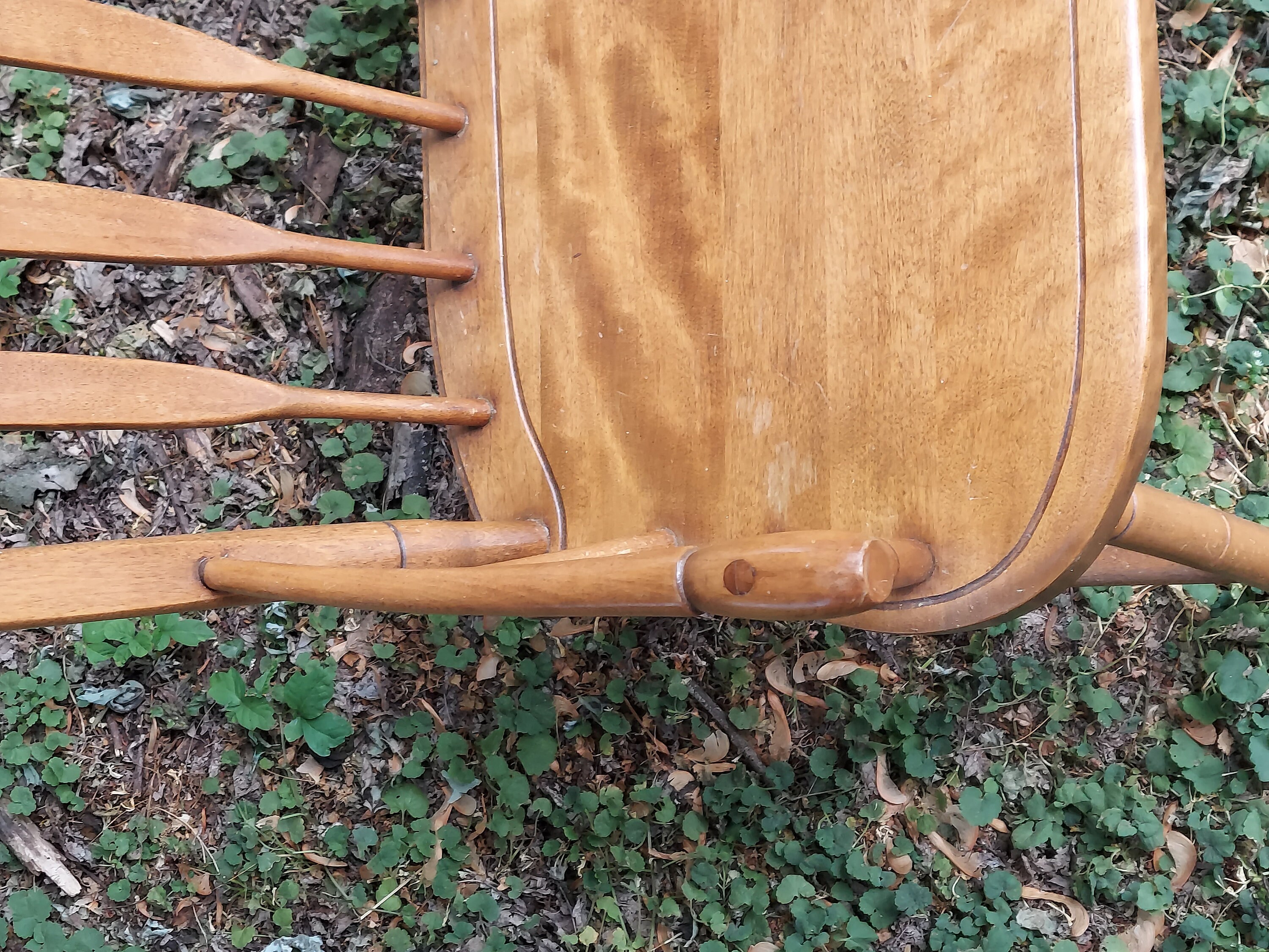 Rock Maple Arrow Back Window Bench Mid-century - Etsy