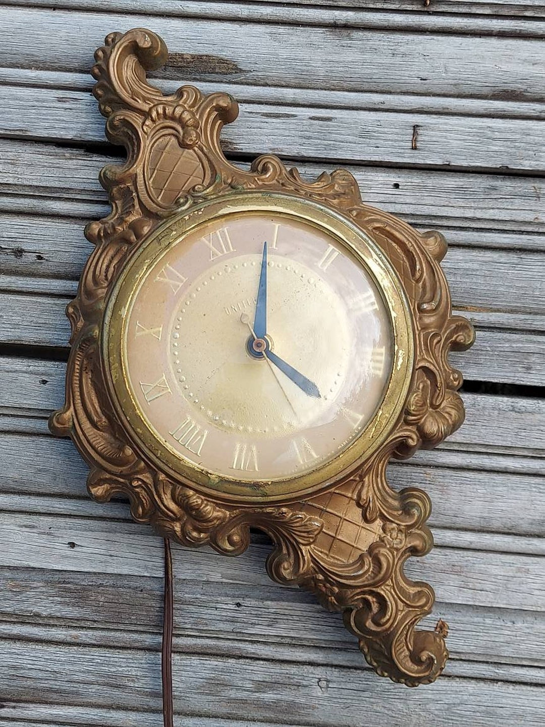 French Style Wall Clock United Mid-century - Etsy